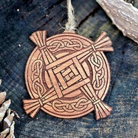 Handmade St. Brigid's Straw Cross: Irish Imbolc Decor - Etsy