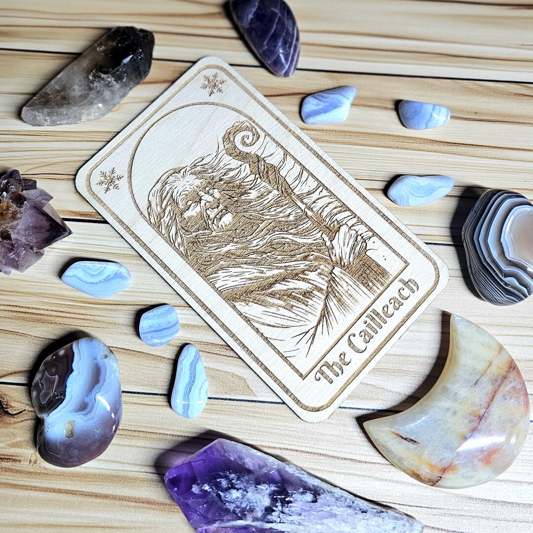 The Cailleach Deity Altar Card, Celtic Goddess Altar Decor, Goddess ...