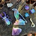 Snacks & Shiny Things Crow Sticker, 3" Vinyl Decal, Funny Holographic ...