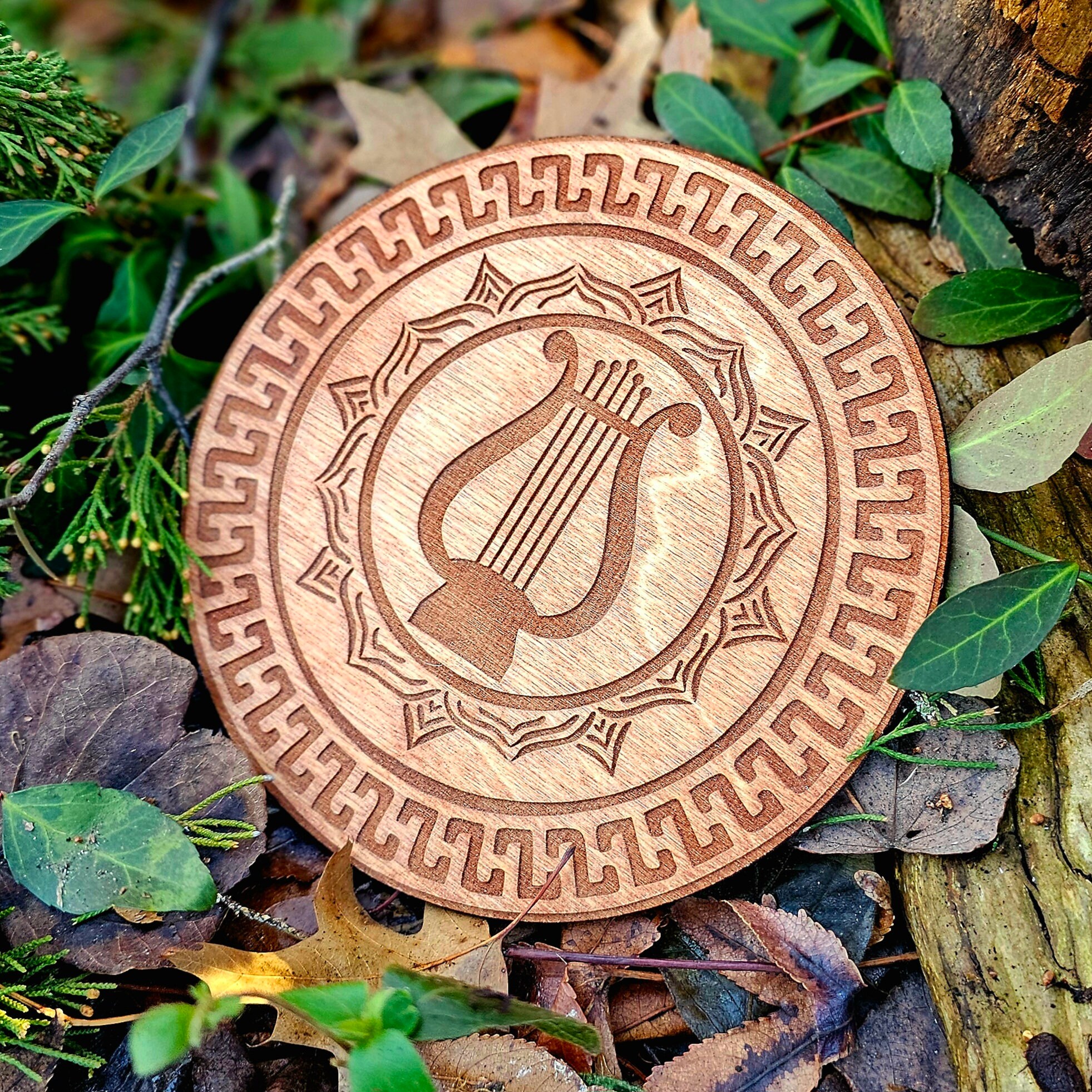 6" Apollo Wooden Crystal Grid Board, Sun Crystal Grid, Phoebus Apollo ...
