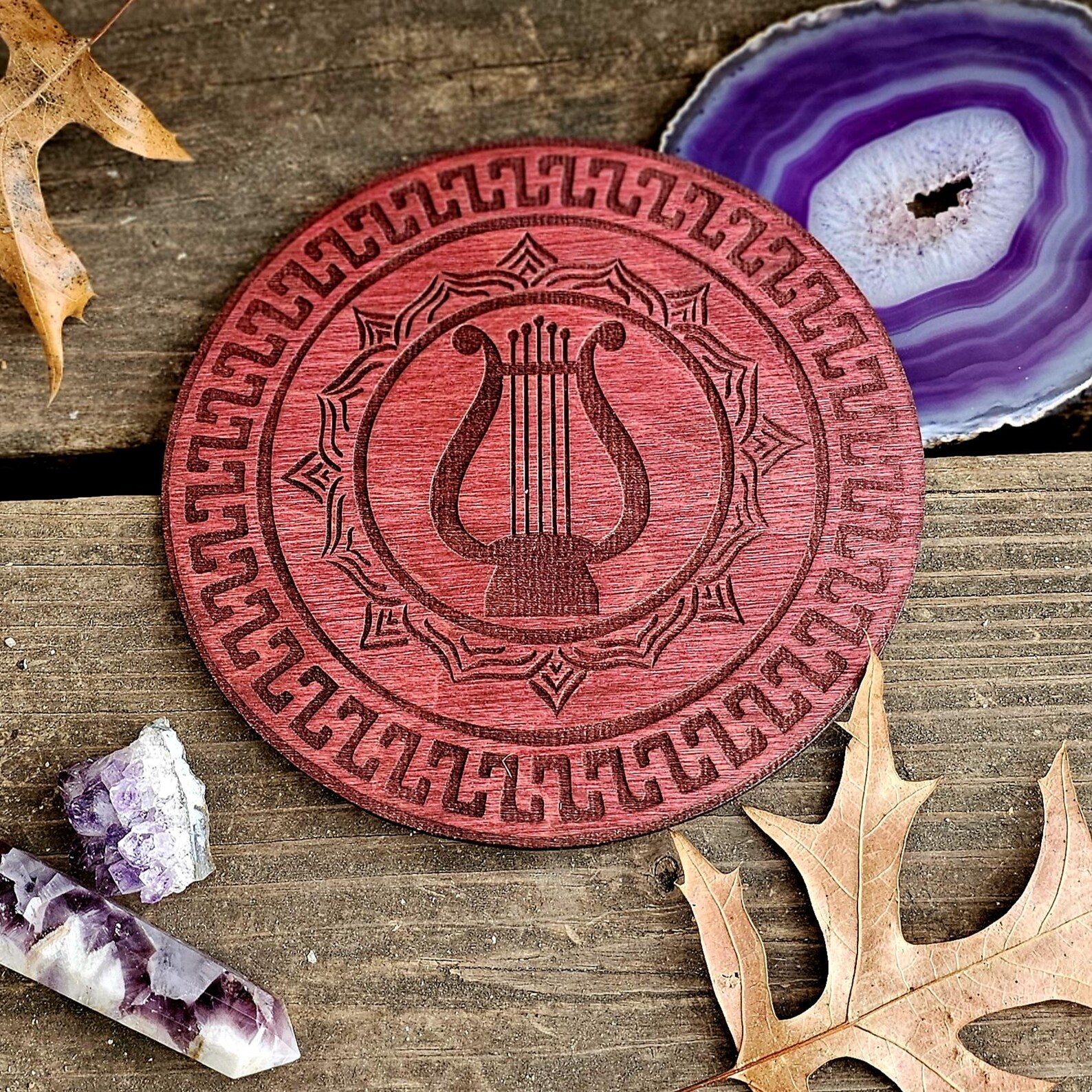 Apollo Wooden Crystal Grid Board, Sun Crystal Grid, Phoebus Apollo ...