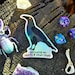 Snacks & Shiny Things Crow Sticker, 3" Vinyl Decal, Funny Holographic ...