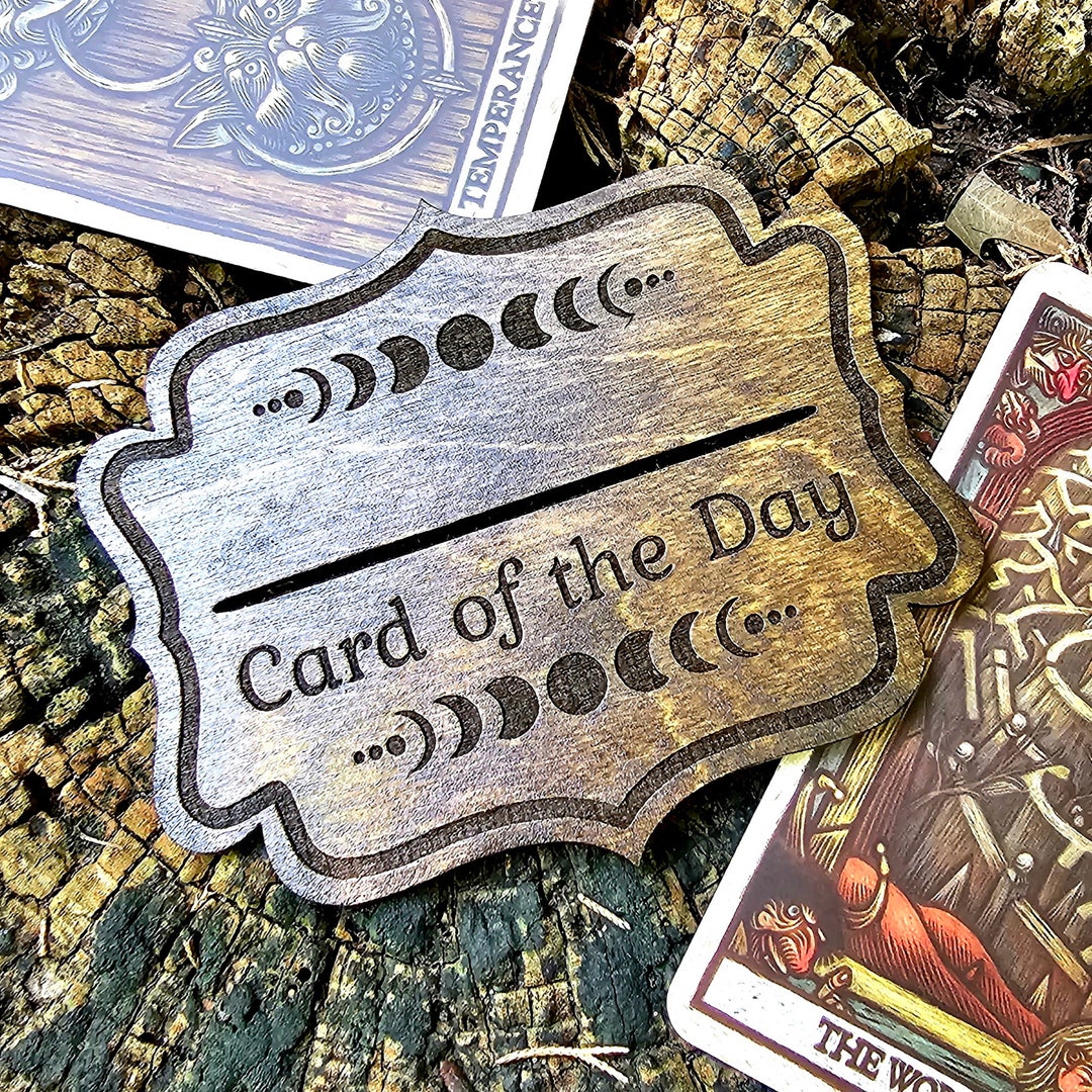 Card of the Day Holder, Single Tarot Card Display, Oracle Card Holder ...