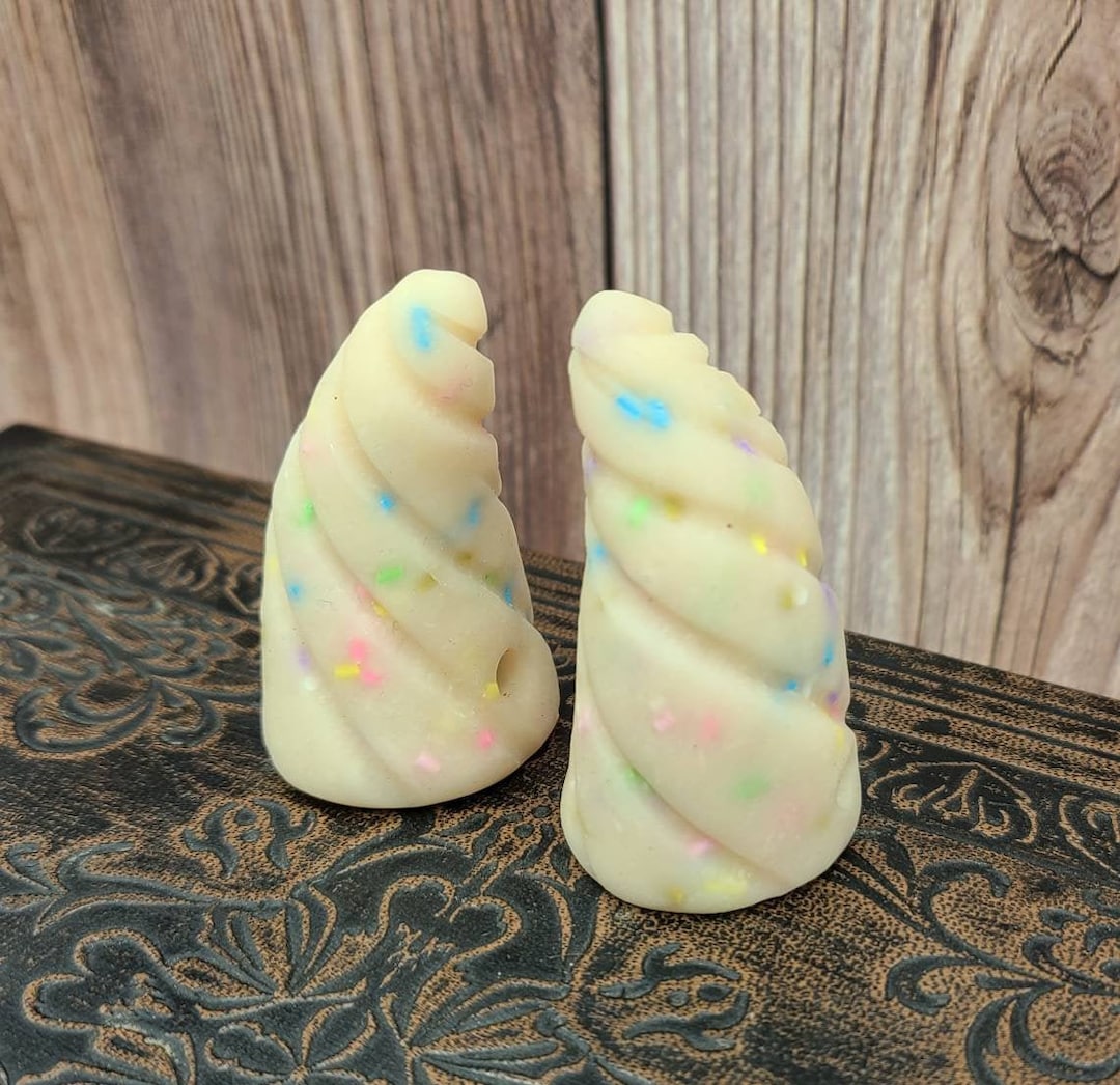Funfetti Twisted Fairy Costume Horns Polymer Clay Cosplay Horns Rainbow ...