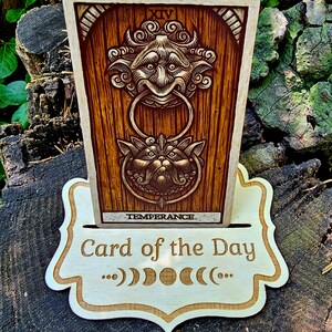 Card of the Day Holder, Single Tarot Card Display, Oracle Card Holder ...
