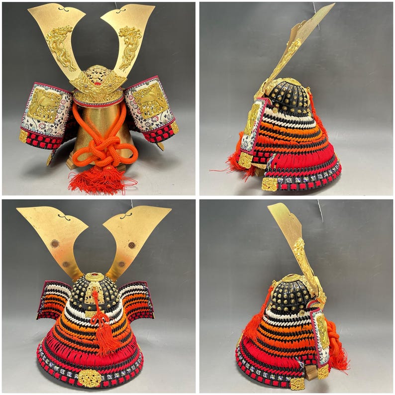 Japanese Traditional May Festival Samurai Helmet Kabuto by Haruhisa(晴久 ...