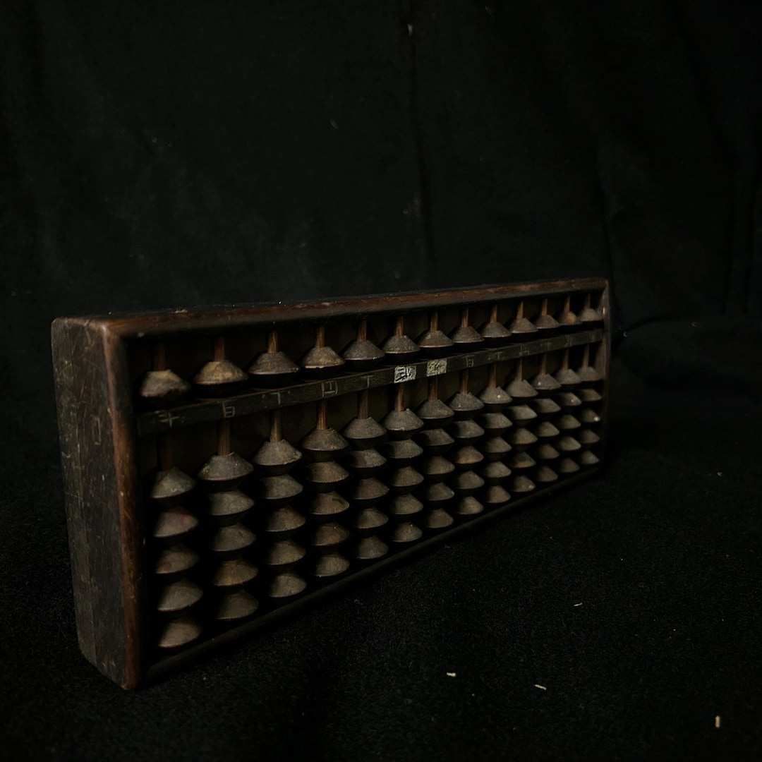 Japanese Vintage Abacus, Soroban/japanese Soroban/handmade Wooden ...