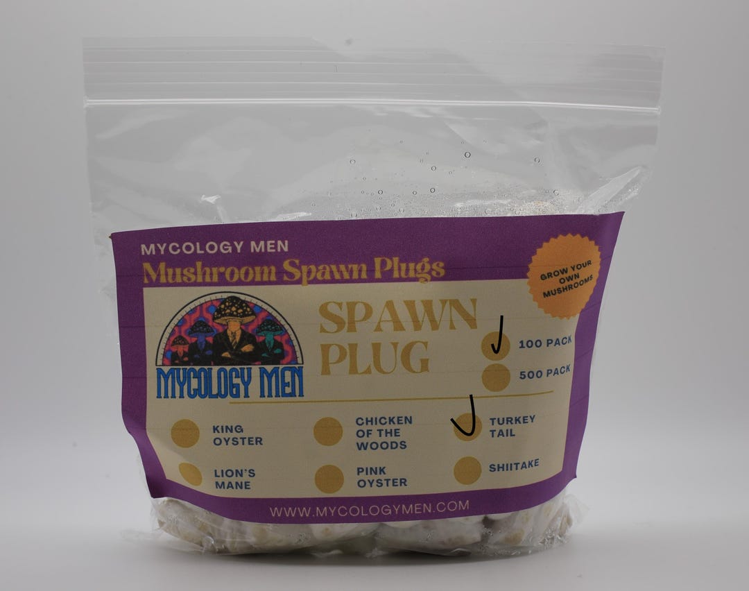 Turkey Tail Mushroom Plug Spawn | Mushroom Spawn Plugs - Etsy