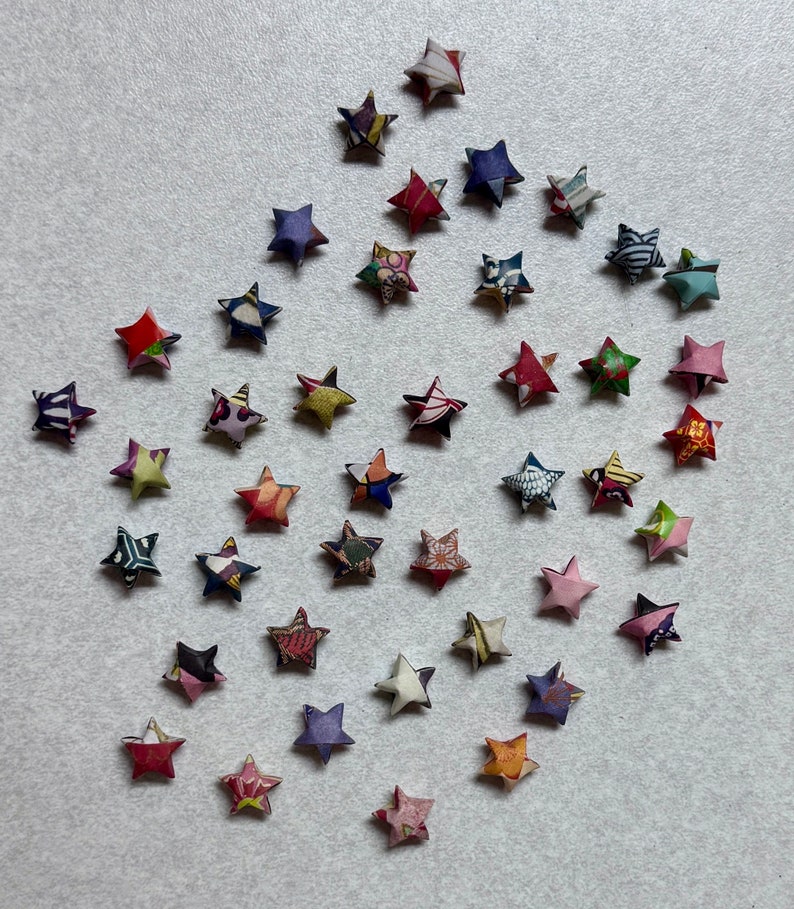 Origami Lucky Stars Japanese Patterns - Etsy