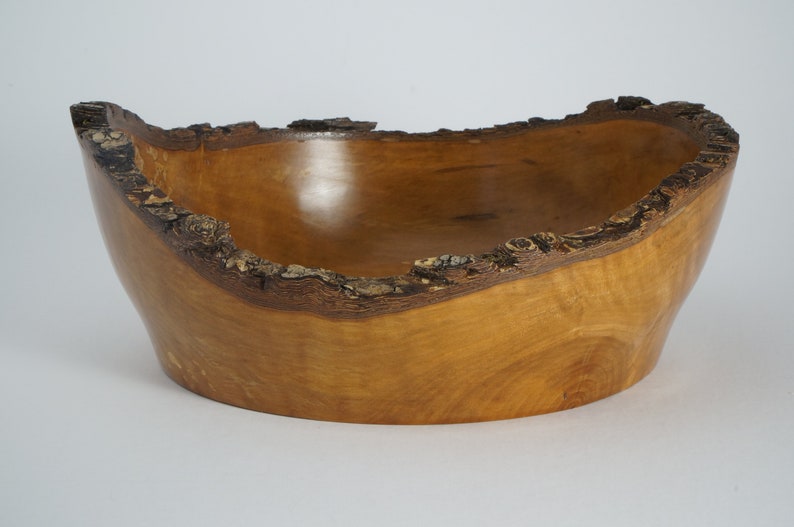 Live Edge, Spalted, Branch Wood Bradford Pear Turned Wood Bowl - Etsy