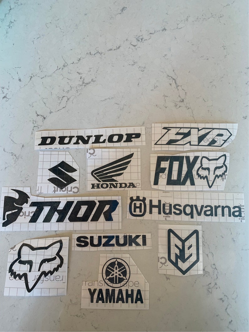 Permanent Vinyl Dirtbike Decals - Etsy