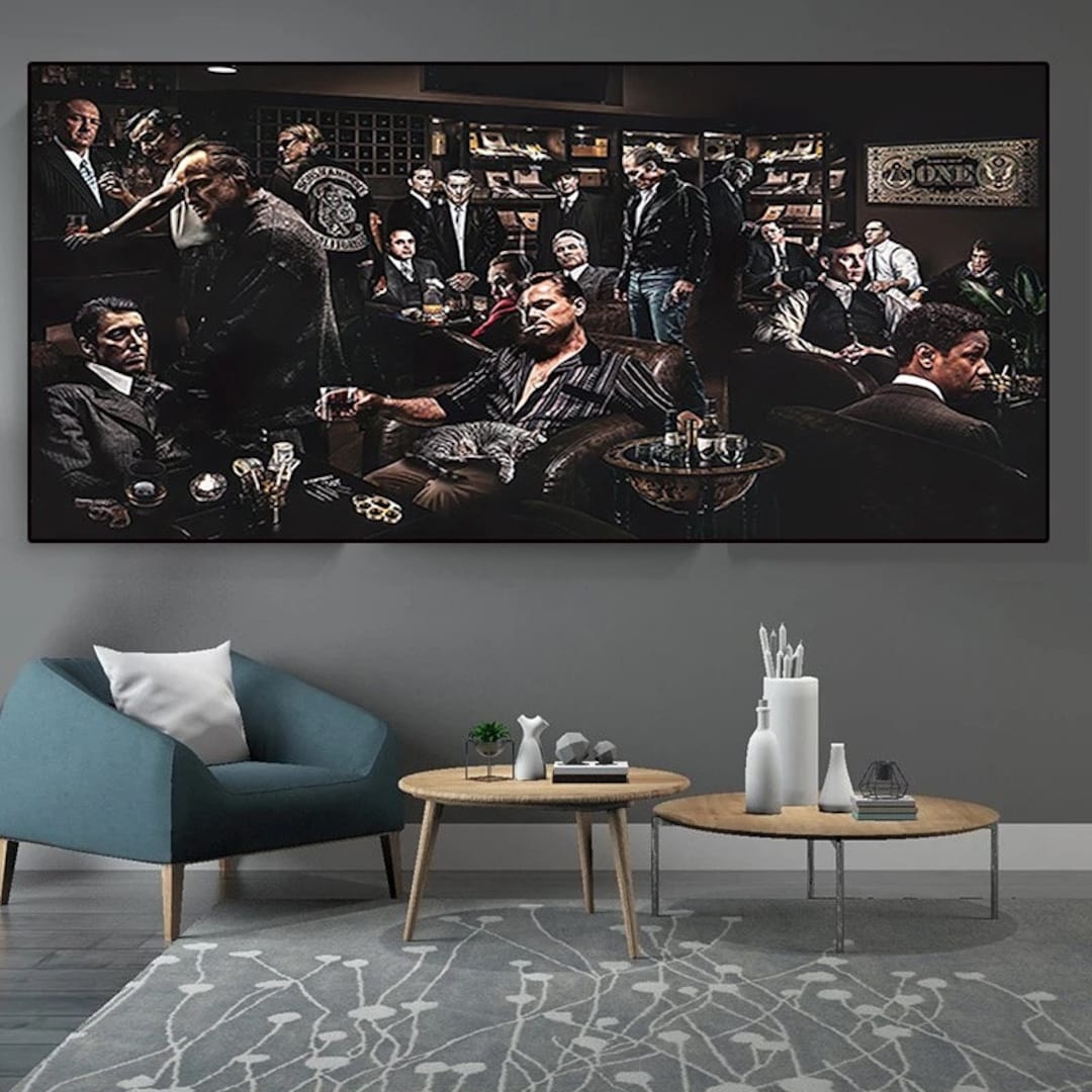 Famous Gangsters All-in-one Frame Poster for Wall - Etsy