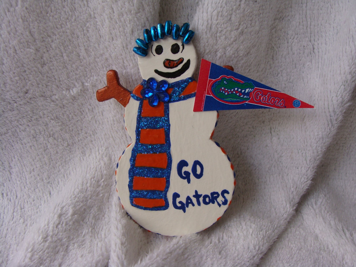 Snowman Gator Pin ... What Every Gator Fan Should Be Wearing - Etsy