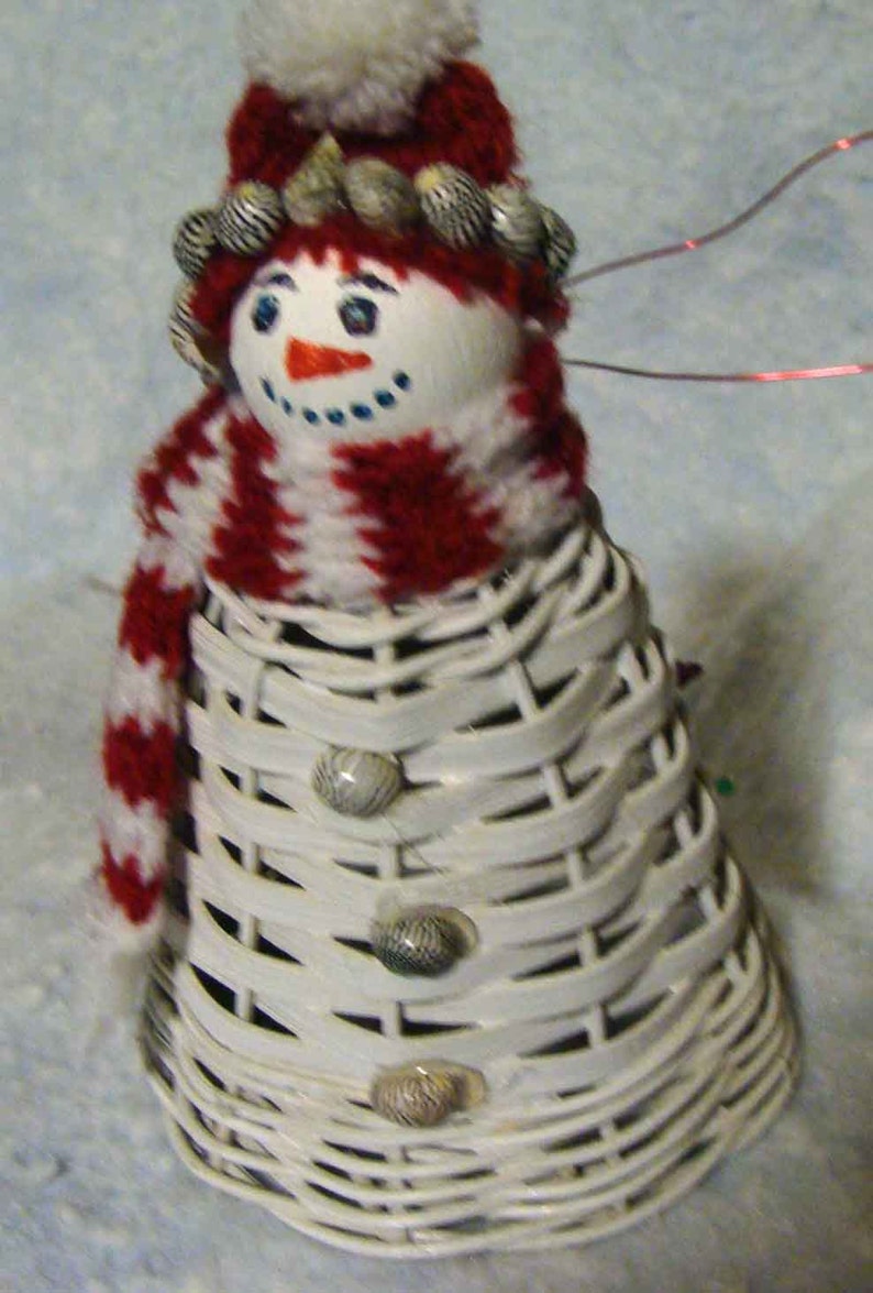 Florida Snowman Basket -- Wow It is Woven Like a Basket - Etsy