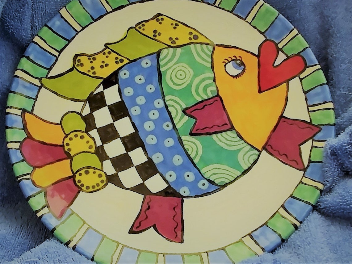 Fish Serving Dish Handmade Ceramic Special Plate - Etsy