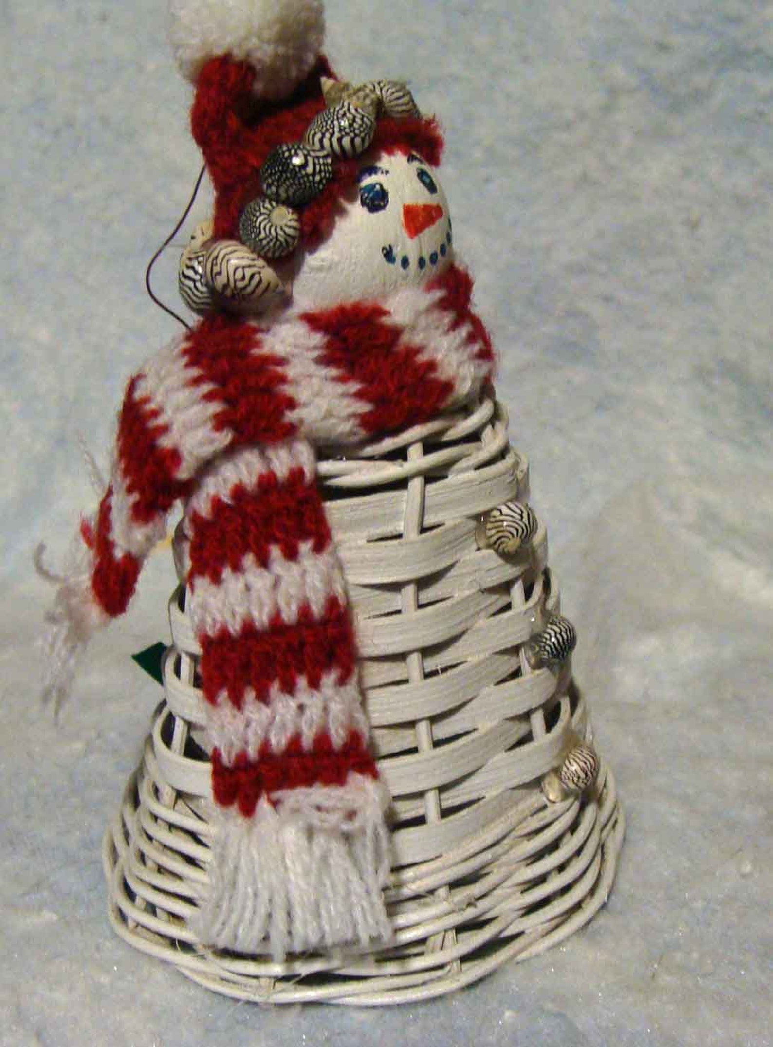 Florida Snowman Basket -- Wow It is Woven Like a Basket - Etsy