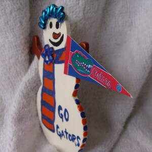Snowman Gator Pin ... What Every Gator Fan Should Be Wearing - Etsy