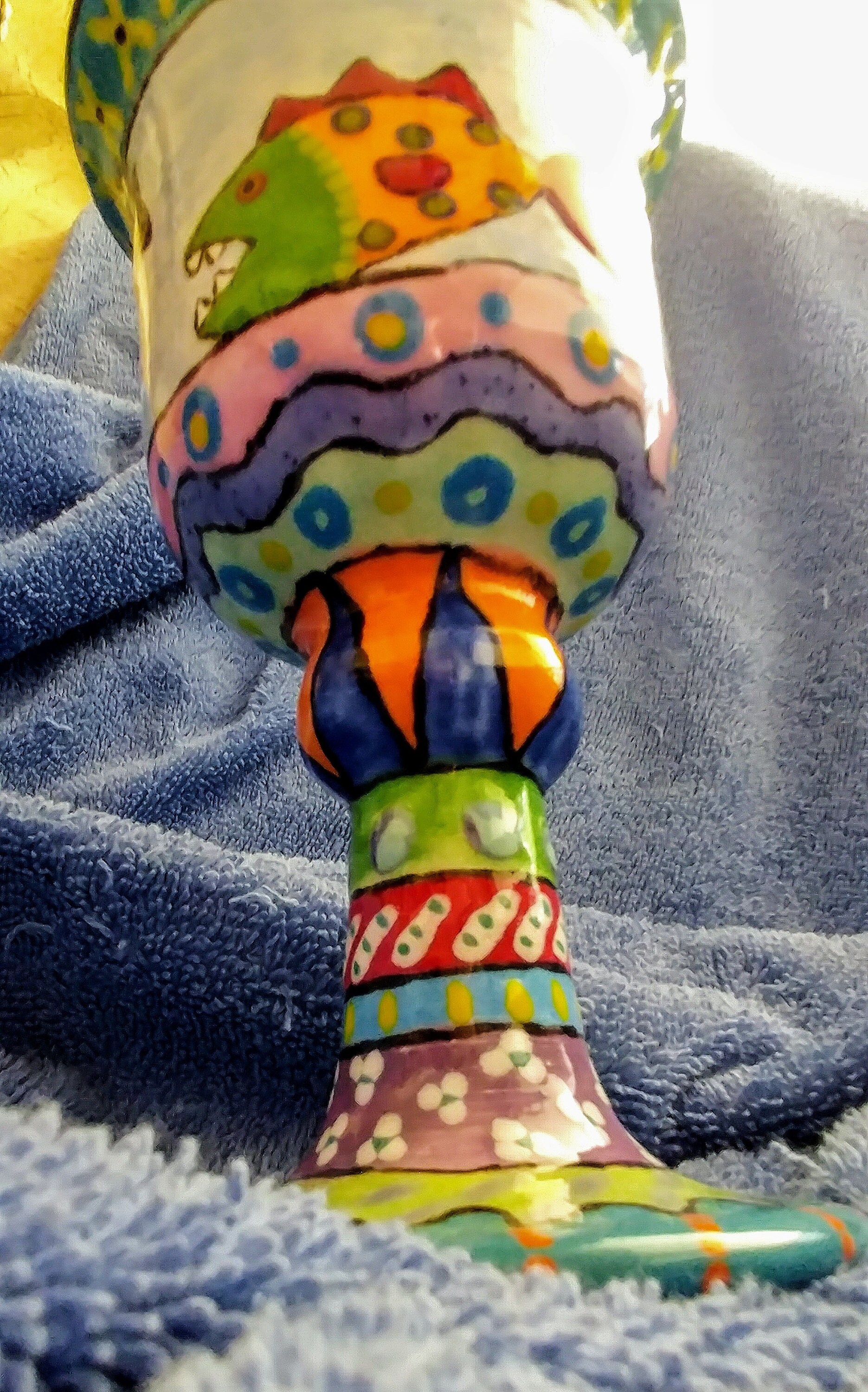 Crazy Fish Goblet, Unique Ceramic, Ocean Lover Gift Sea Life Beach ...