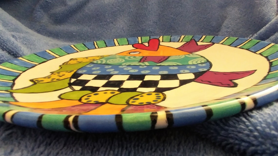 Fish Serving Dish Handmade Ceramic Special Plate - Etsy