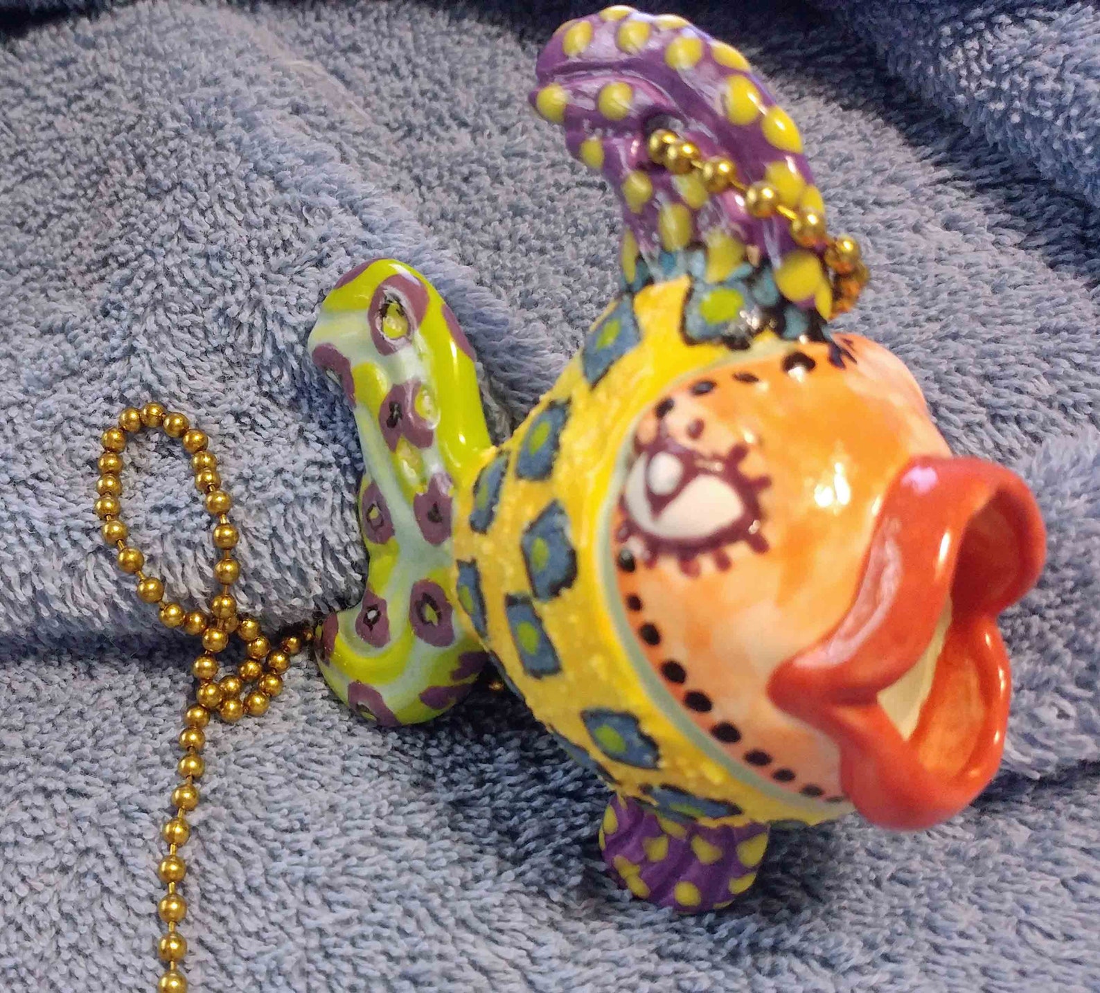 Fish Fan Pull, Hanging Fish, Ceiling Fan Pull, Nautical Decor, Beach ...