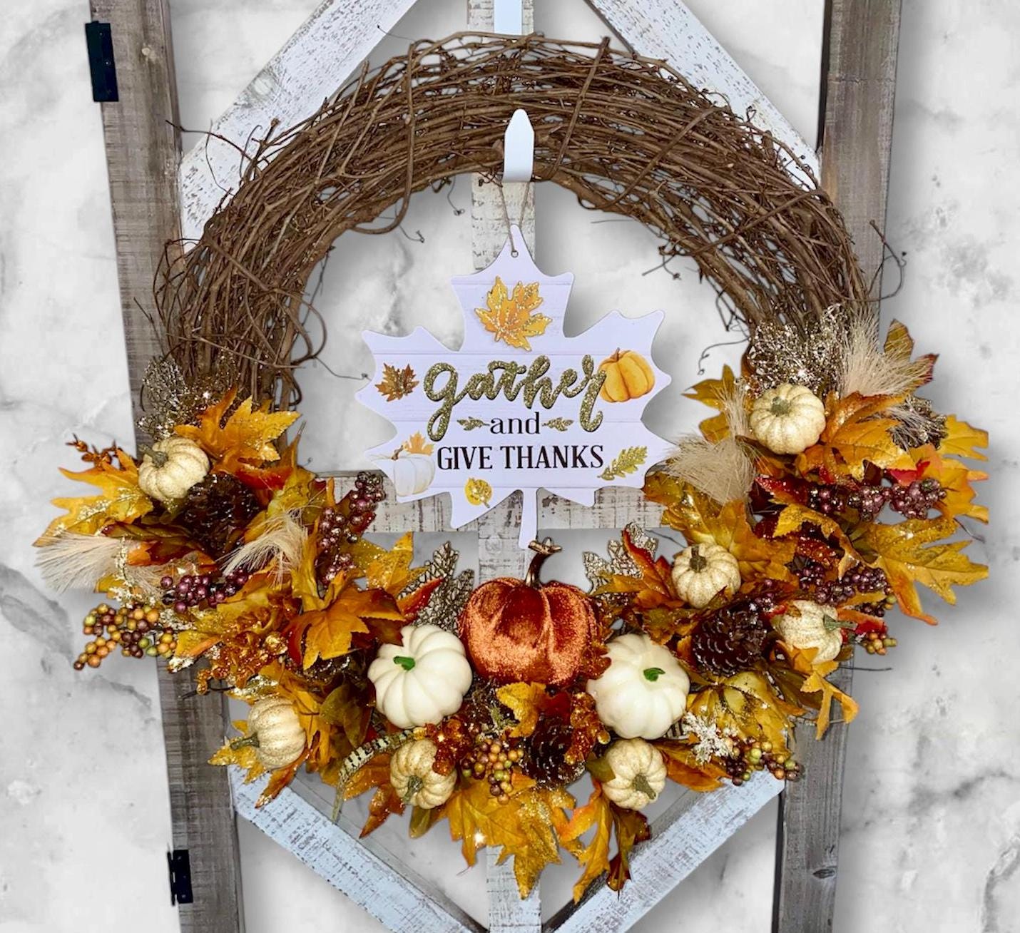 Fall | Wreaths | Fall Wreath | Pumpkins | Housewarming Gift | Fall ...