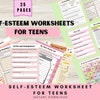 Self-esteem Worksheets for Kids, Mental Health, Therapy Worksheets ...