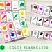Color Flashcards|color Cards|color Recognition|homeschool|preschool ...