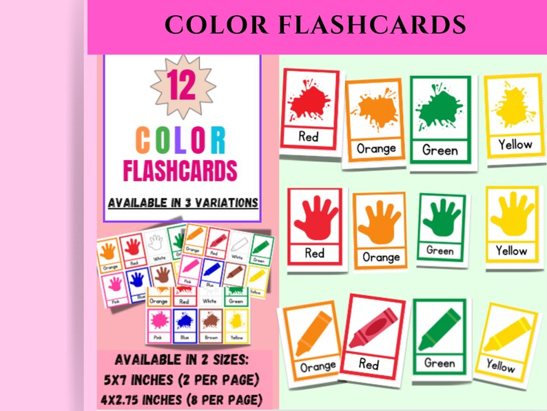 Flashcards Learning Bundle for Kids: Alphabet Flashcards,number ...