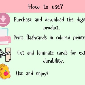 Flashcards Learning Bundle for Kids: Alphabet Flashcards,number ...