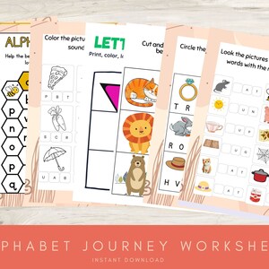 Alphabet Busy Book for Preschool and Kindergarten|quiet Book||abc Quiet ...