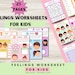 Feelings Worksheets for Kids|emotions Worksheets for Kids|sel|self ...