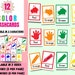 Color Flashcards: Preschool Learning, Montessori Education - Etsy