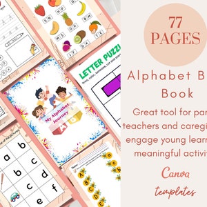 Alphabet Busy Book for Preschool and Kindergarten|quiet Book||abc Quiet ...