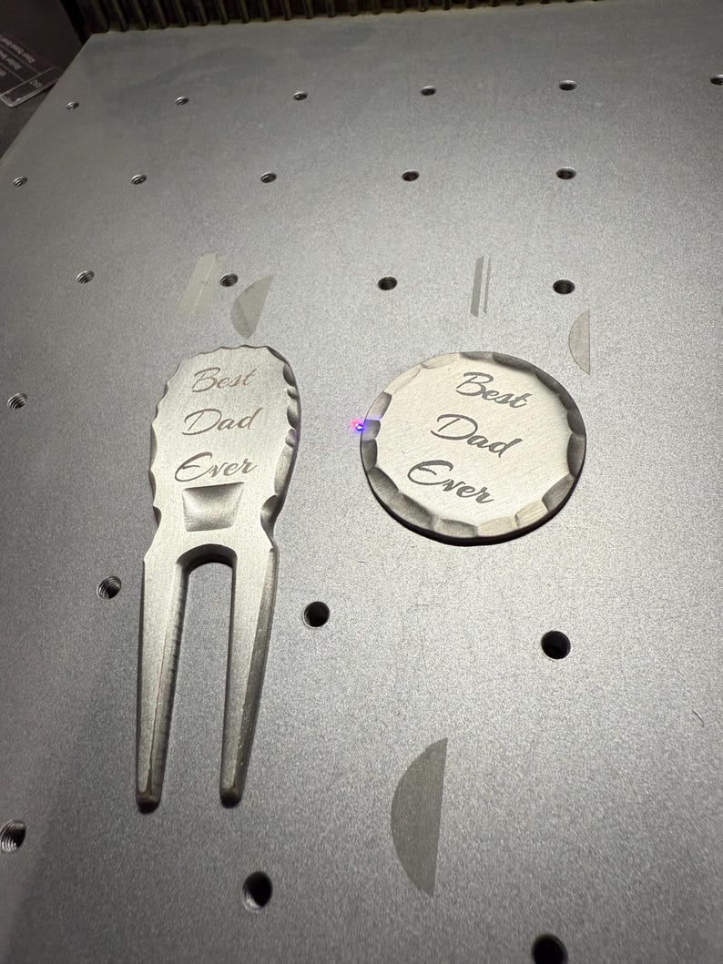 Custom Engraved Golf Divot Tool and Ball Marker Set - Etsy