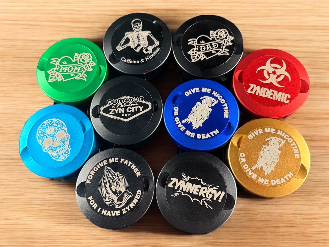 Custom Metal Zyn Can, Zyn Holder, Zyn Tin, Snus Container, Father’s Day ...