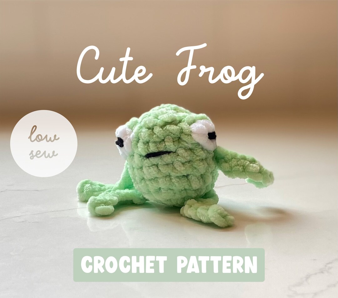 Cute Crochet Frog PDF Pattern - Etsy