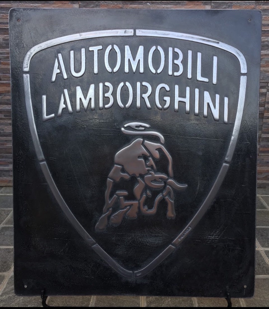 Lamborghini Hand Made Cast Metal Sign - Etsy