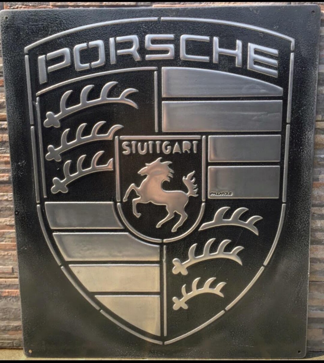 Porsche Hand Made Cast Metal Sign - Etsy