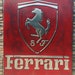 Ferrari Vintage Cast Metal Signhandmade - Etsy