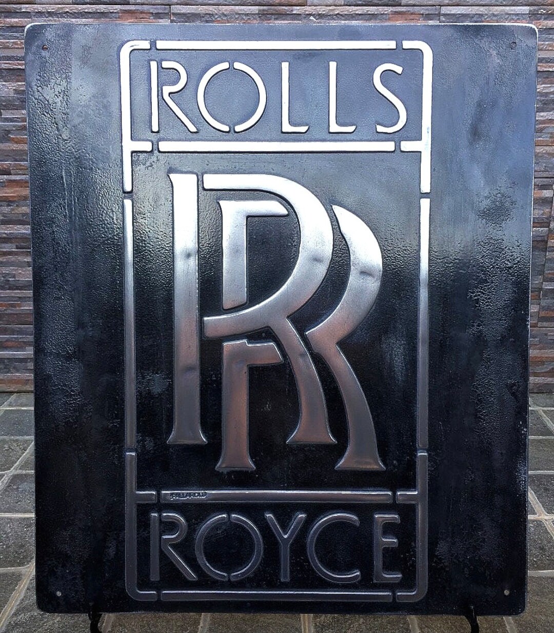 Rolls Royce Sign in Cast Metal - Etsy
