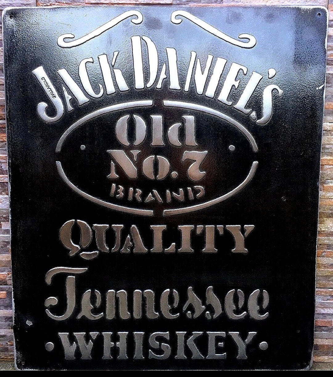 Jack Daniel’s-inspired Vintage Hand-cast Metal Sign – Exclusive Edition ...