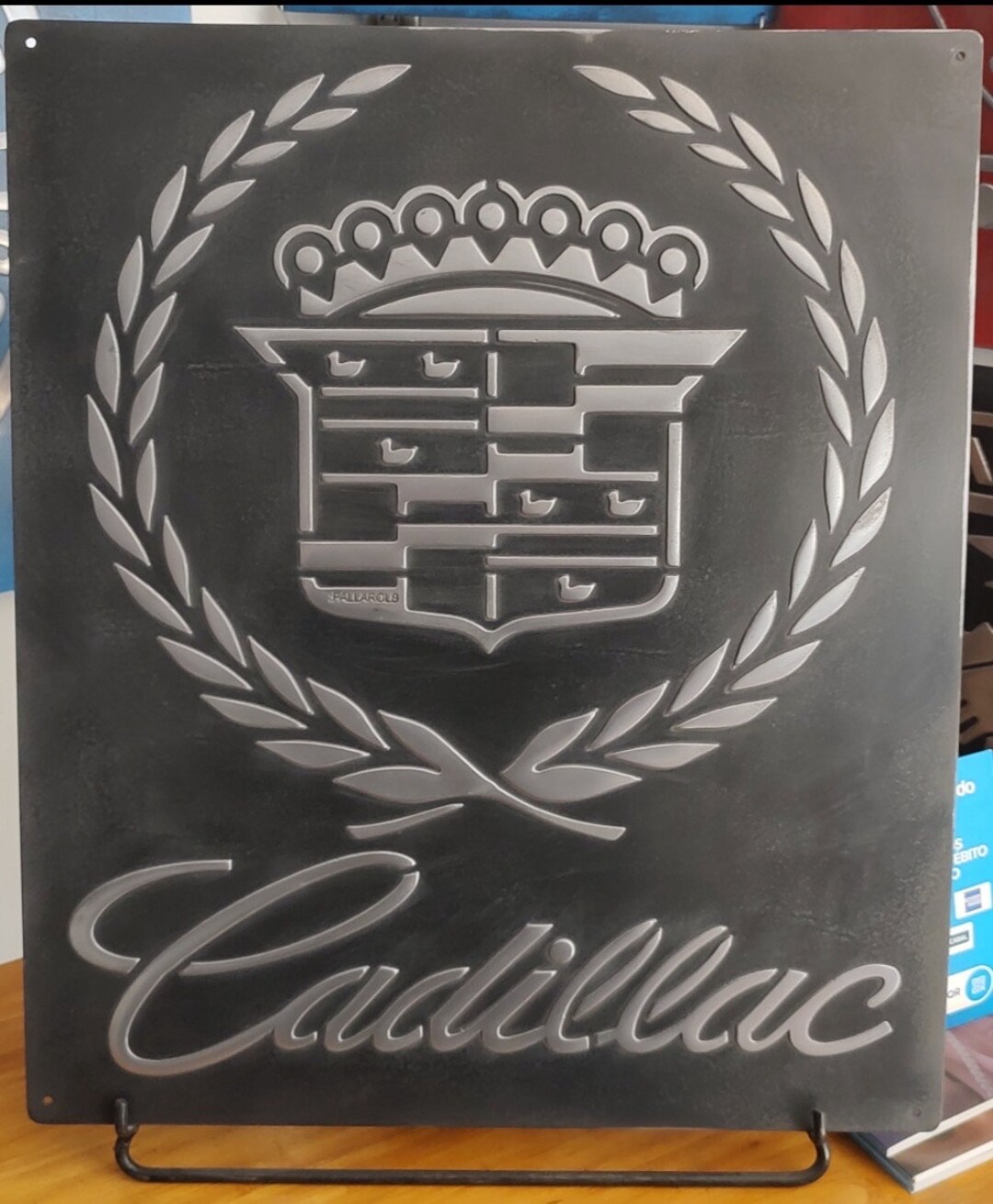 Vintage Style Cadillac Sign 20x24 handmade - Etsy