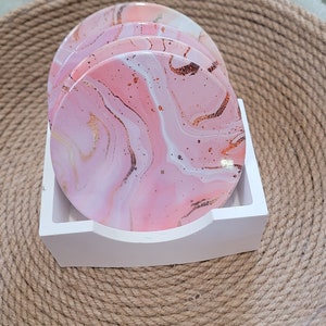 Marble Coasters, Pretty Coasters, Sublimation Coasters, Coaster, Gift ...