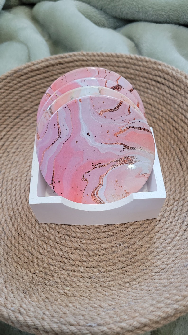 Marble Coasters, Pretty Coasters, Sublimation Coasters, Coaster, Gift ...