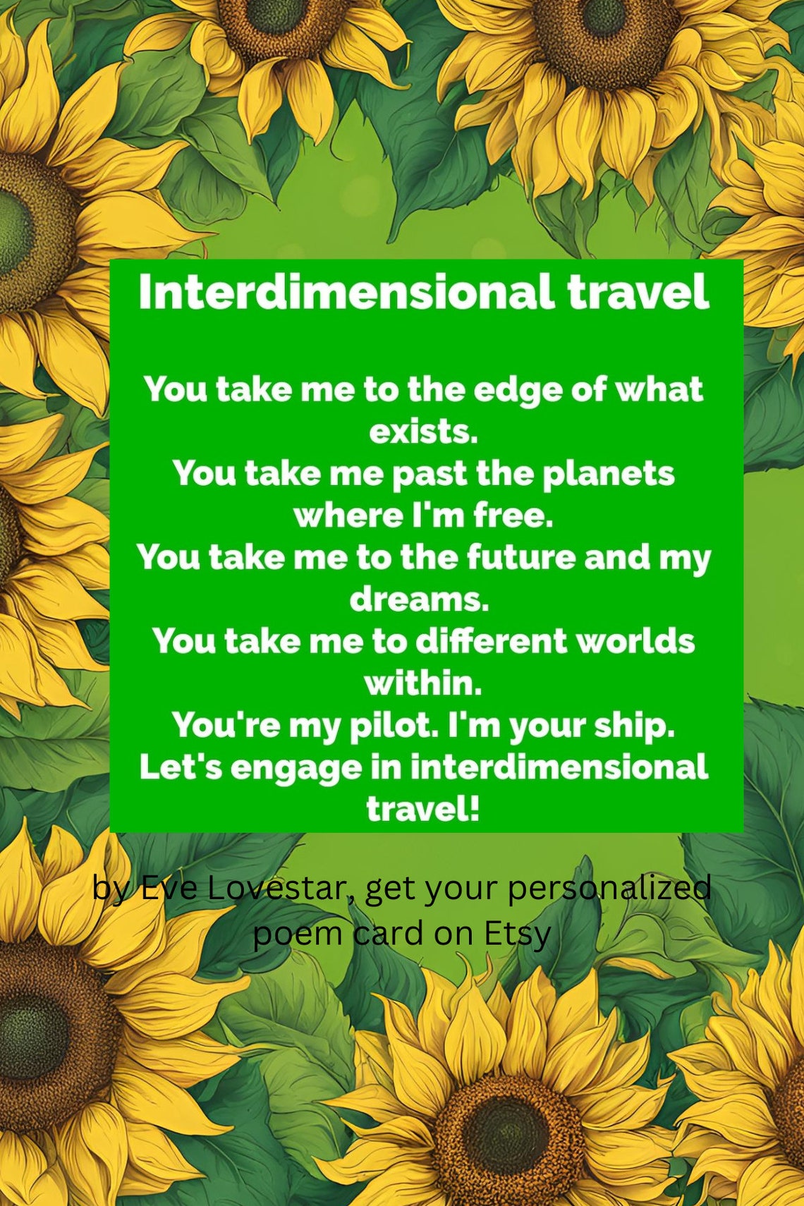 Custom Romantic E-card With Personalized Poem Perfect for Anniversaries ...