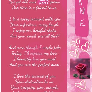 Custom Romantic E-card With Personalized Poem Perfect for Anniversaries ...