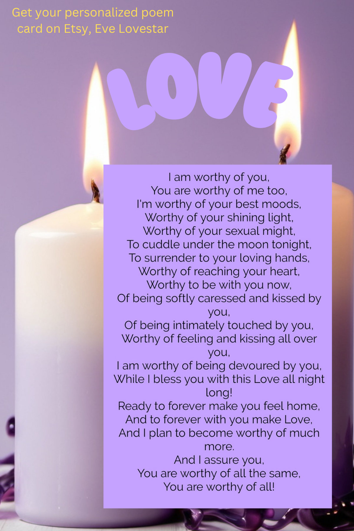 Custom Romantic E-card With Personalized Poem Perfect for Anniversaries ...