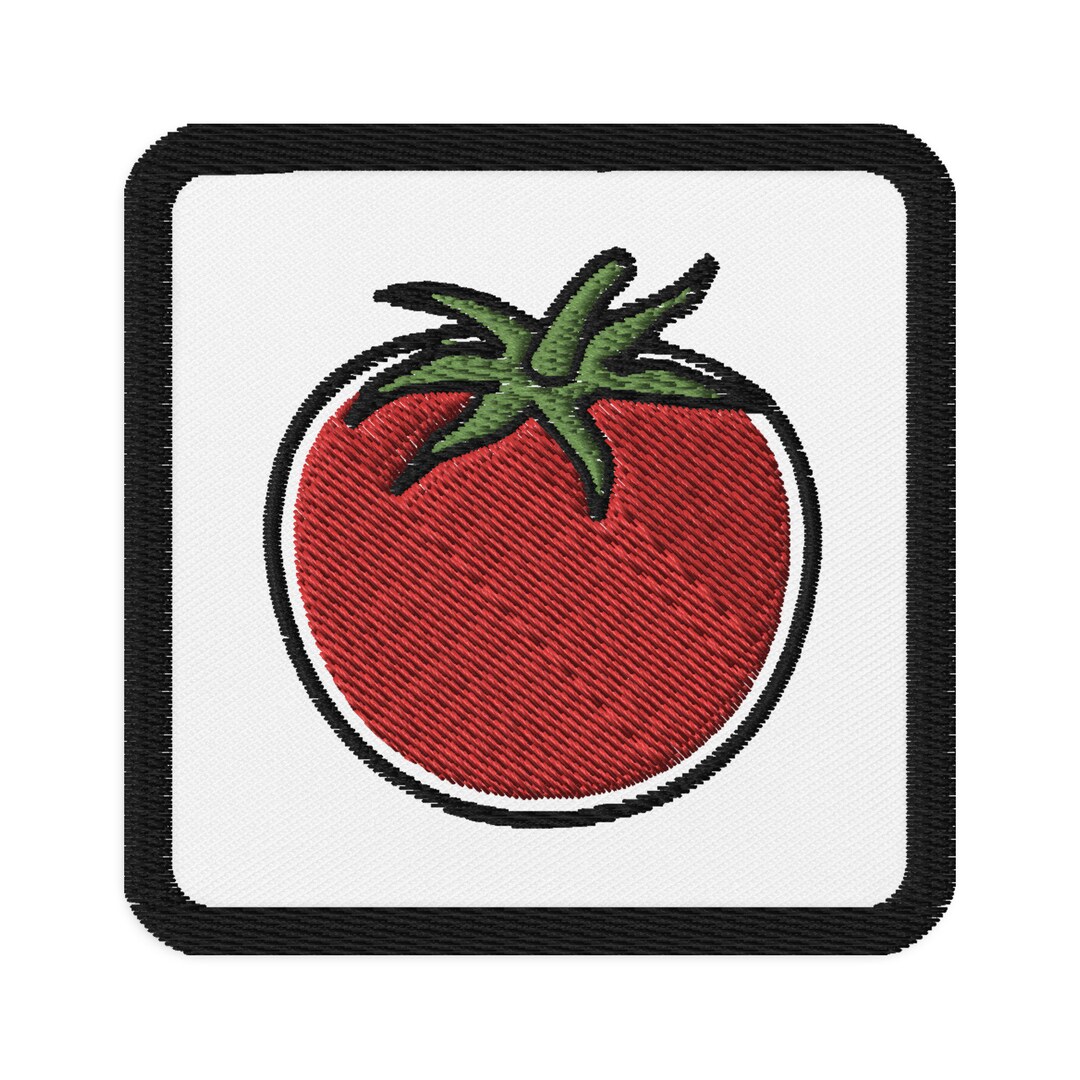 Tomato - Embroidered Patch - Etsy