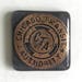 Chicago CTA Token Glass Magnet, CTA Token Magnet, Gray Glass ...