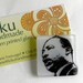 Martin Luther King Magnet, MLK Fused Glass Magnet, White Glass ...